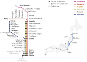 The Tohoku Shinkansen Line in East Japan | JRailPass