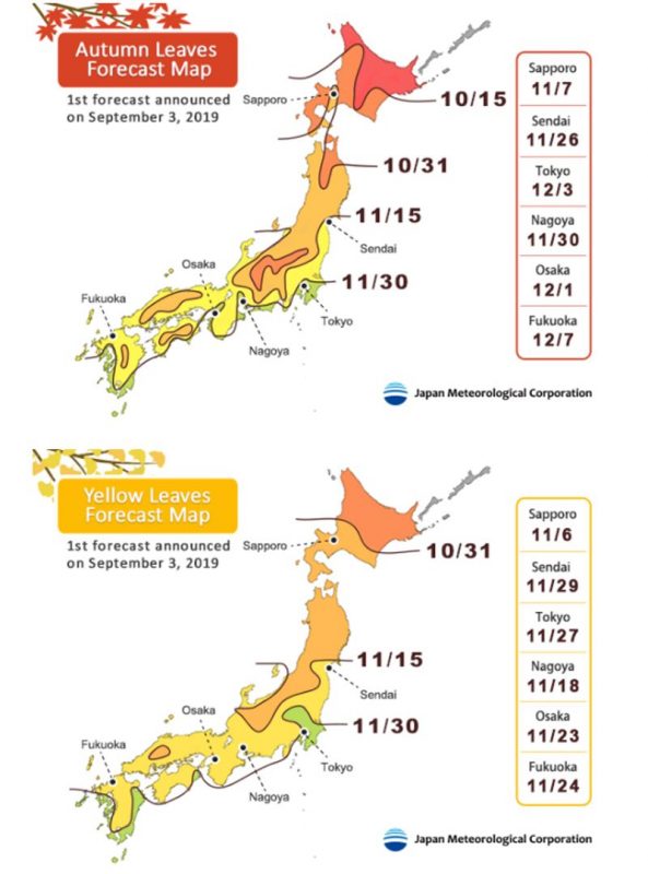 Autumn Colors in Japan: 2019 Fall Foliage Forecast - Japan Rail Pass